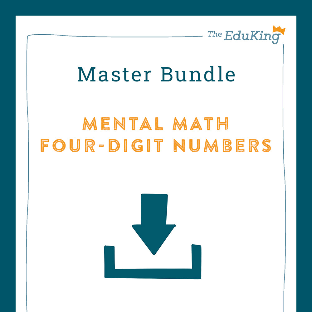 Master Bundle: Mental Math, 5-Digit-Numbers – Grundschulkönig GmbH