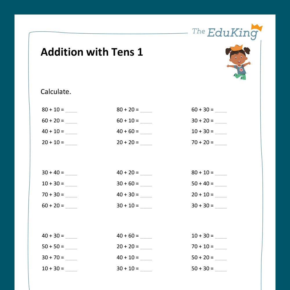 Master Bundle: Addition/Subtraction with Tens with Two-Digit Numbers ...